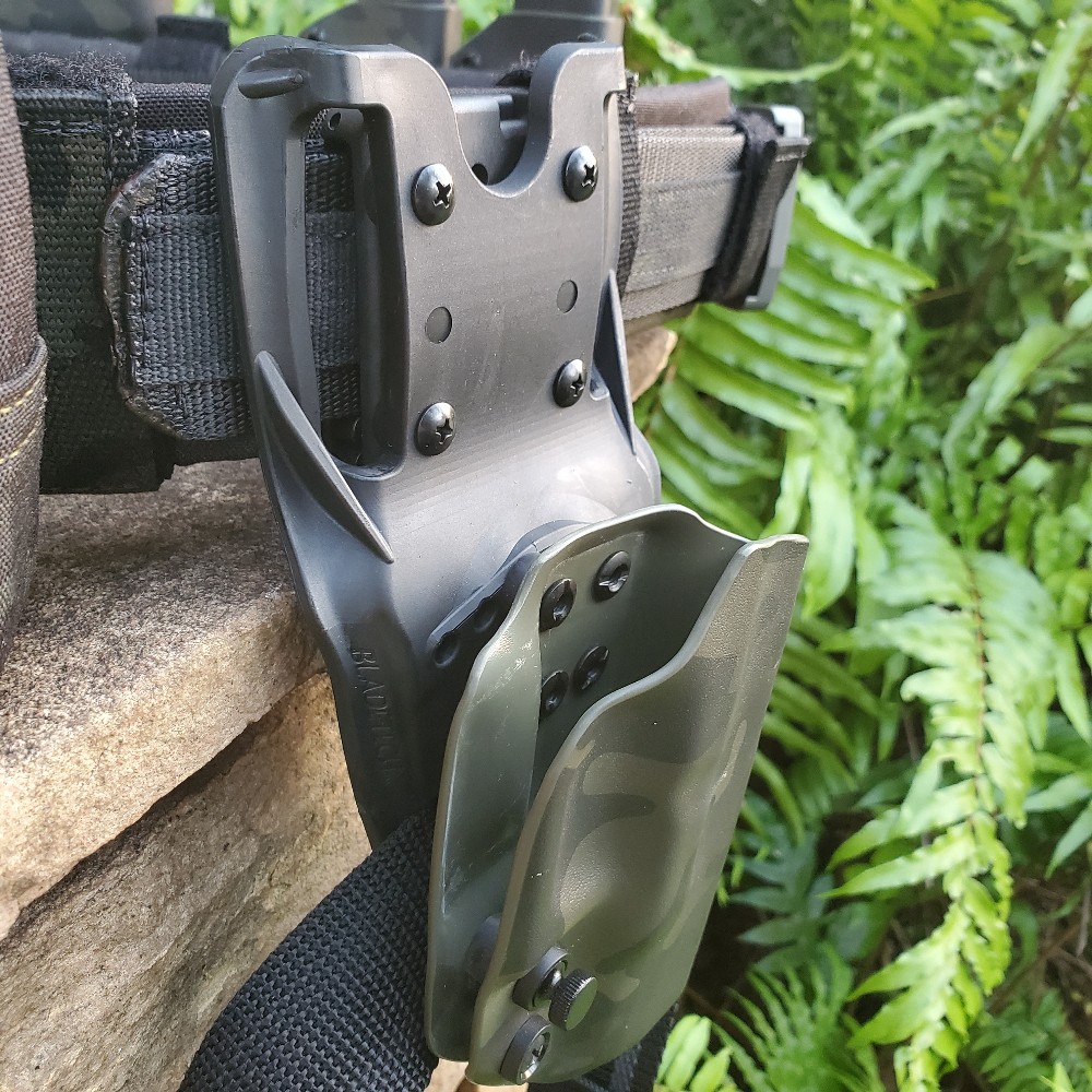 Black Multicam Tac-Fit Holster w/ Blade Tech Drop Off