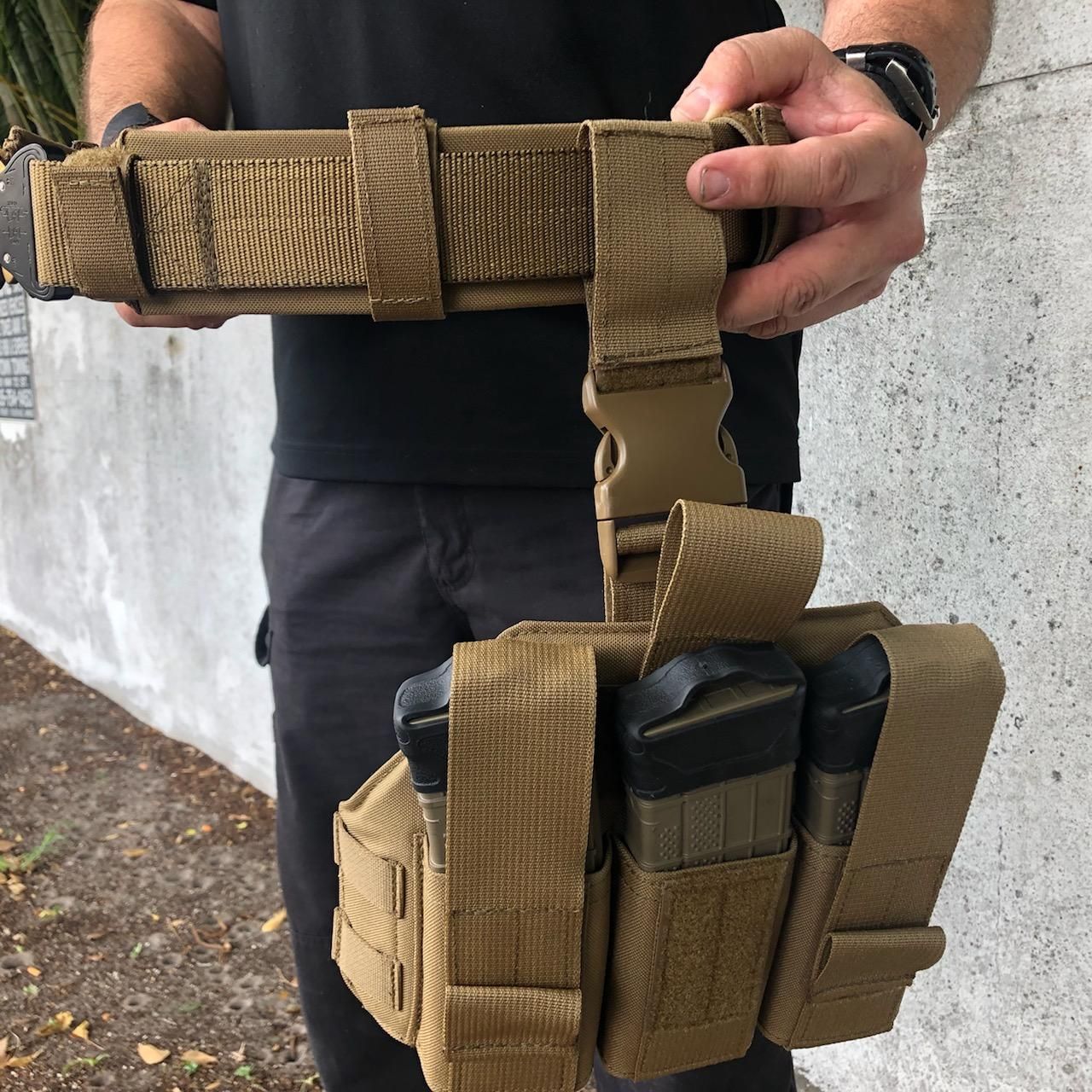 Drop Leg M16/M4 3- Mag Triple Rig