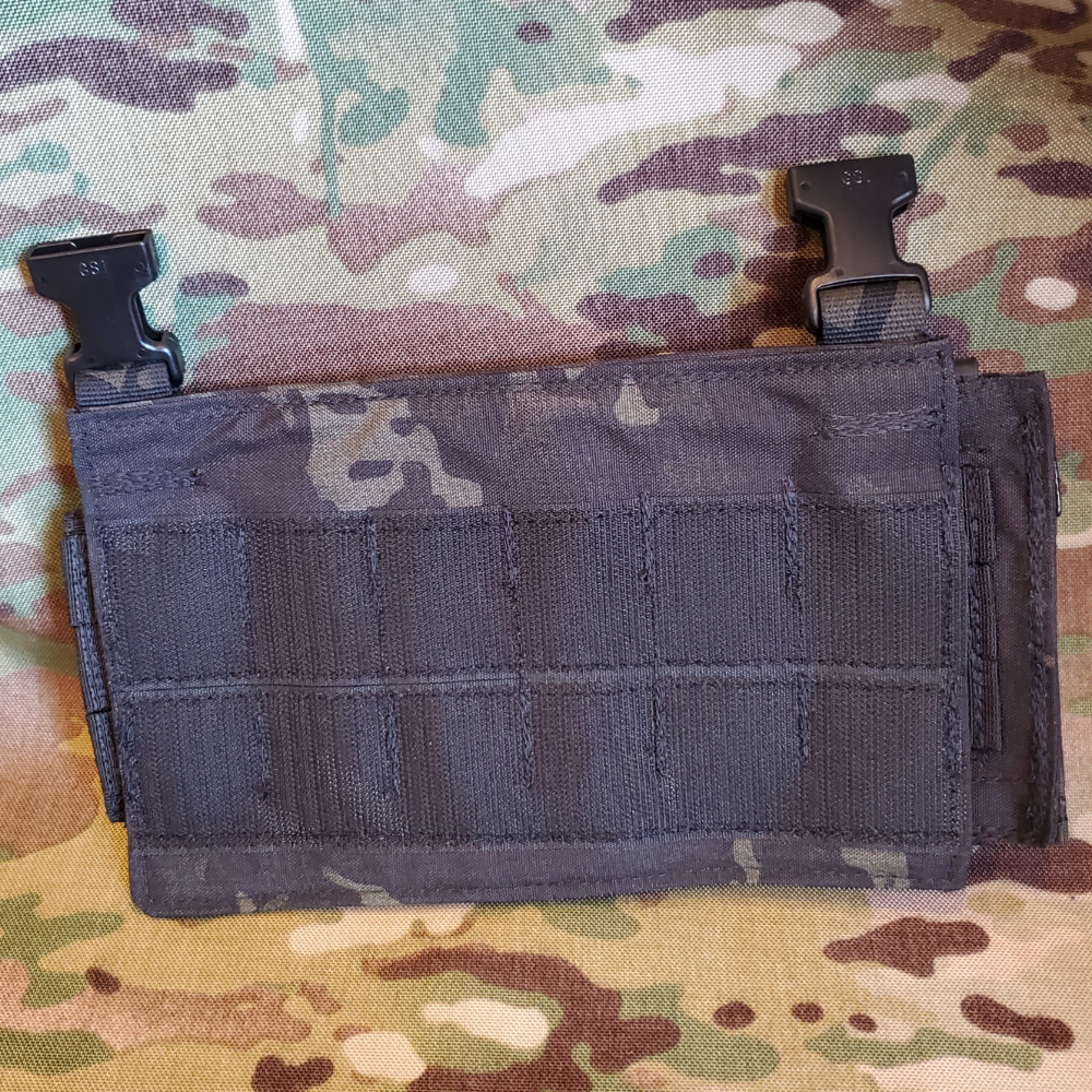 Black Multicam MOLLE Front Panel