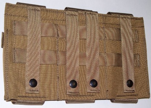 M14-FAL Open/Lid 20 round Mag Molle Triple Pouch