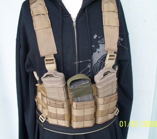 M16/M4 Rapid Response Light Triple Mag Chest Rig