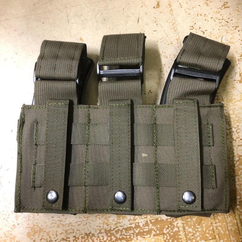 AK Open/Lid MOLLE Triple Pouch