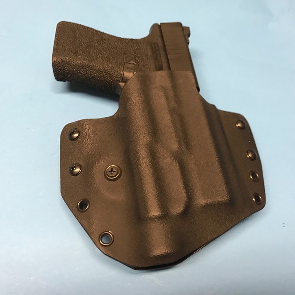 (Gun w/ Light) OWB Conceal-Tac Charlie Holster-No Cant