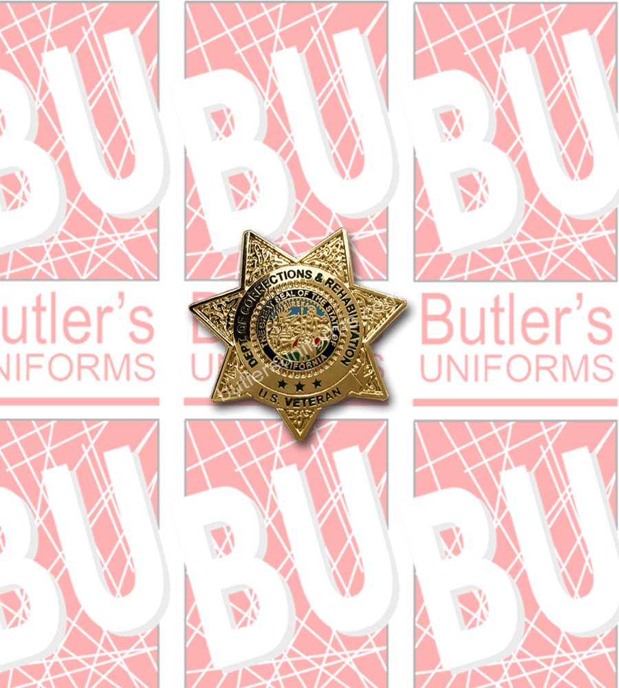 CDCR U.S. VETERAN - Star Lapel pin