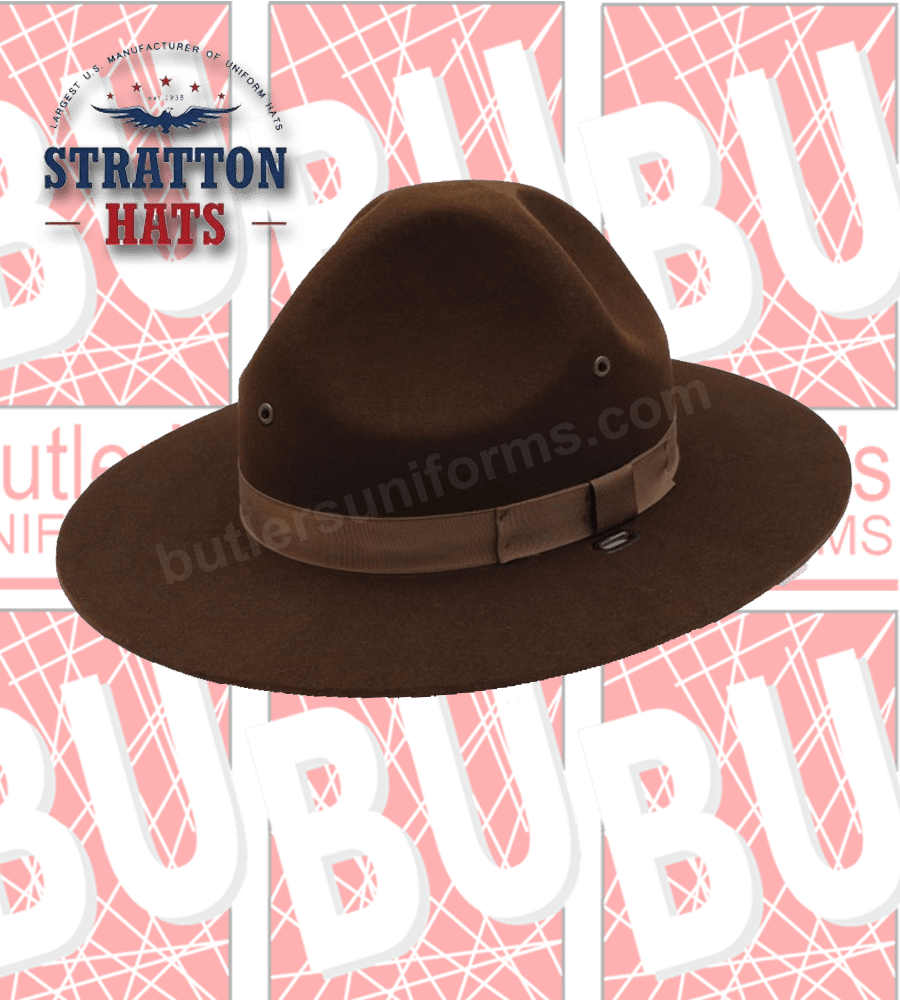 Campaign Style Felt Hat F40 (Oklahoma Brown)