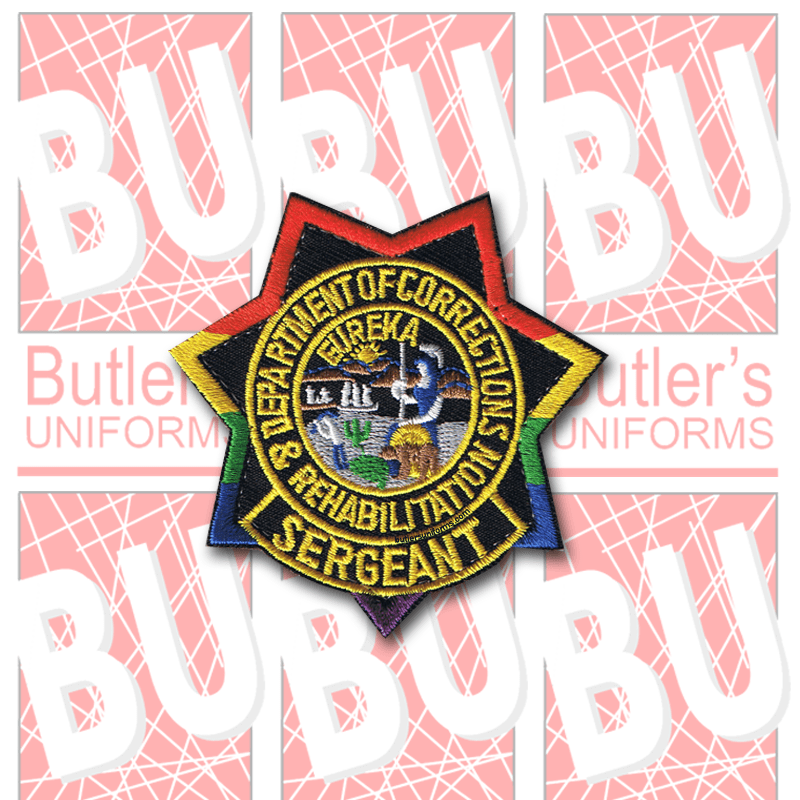 CDCR Pride Sgt Patch