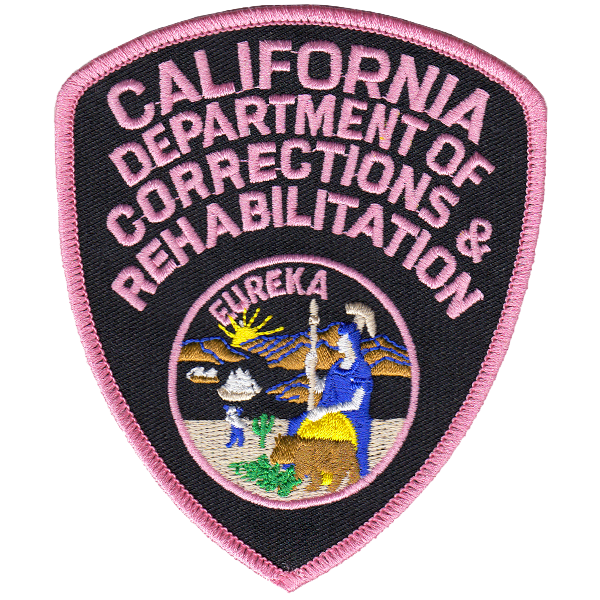 Pink - CDCR Shoulder Patch