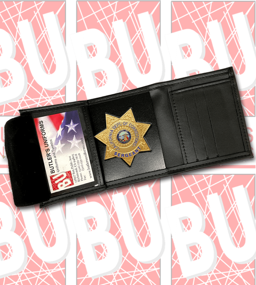 Tri-Fold Badge & ID Wallet