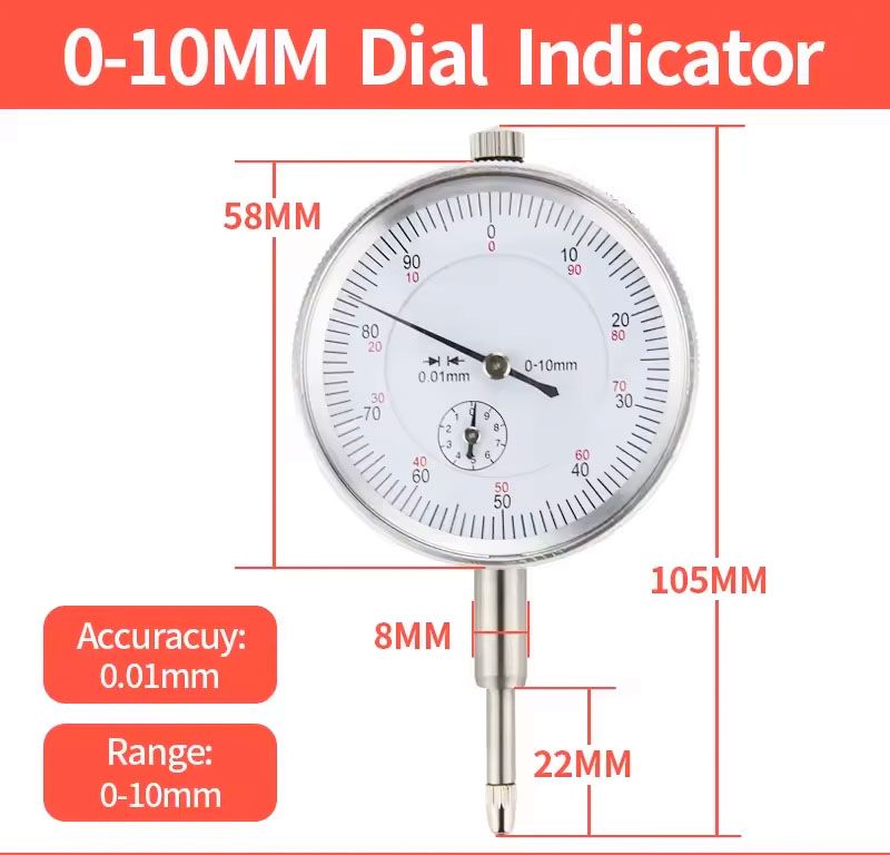 Dial Indicator 0 - 10 mm