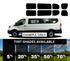 Rear 2/3rds Chevy Astro Passenger Van Pre-Cut Window Tint Kit ...