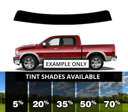 Sun Strip Chevy Colorado Crew Cab Precut Window Tint Kit - Northerntint.com
