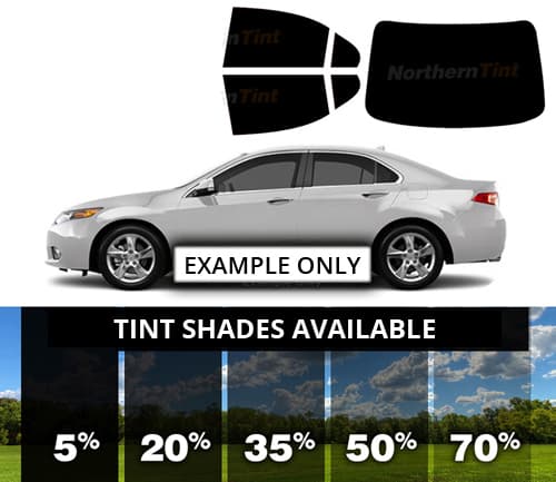 Rear 2/3rds Chevy Cruze Sedan Precut Window Tint Kit - Northerntint.com
