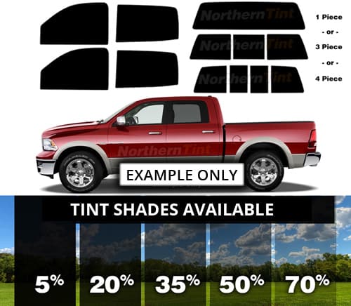 Complete Toyota Tacoma Double Cab Precut Window Tint Kit - Northerntint.com