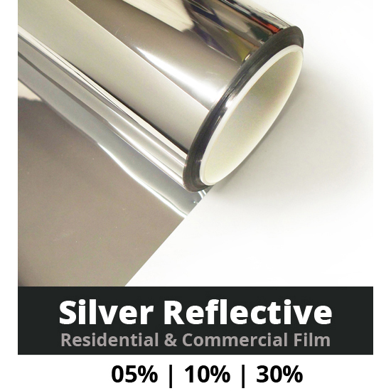 Silver Reflective Window Tint Roll - Northerntint.com
