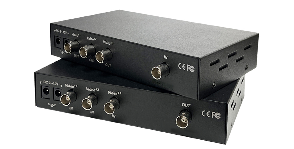 3-Channel HD SD Camera Extender Kit For Installing 3 Cameras Or Adding ...