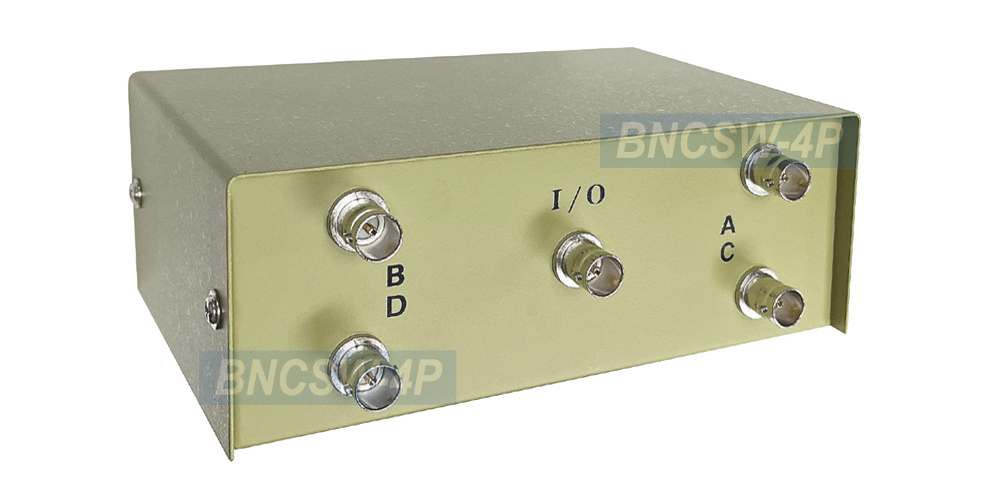 4 In 1 Out BNC Coax Composite Video Switch