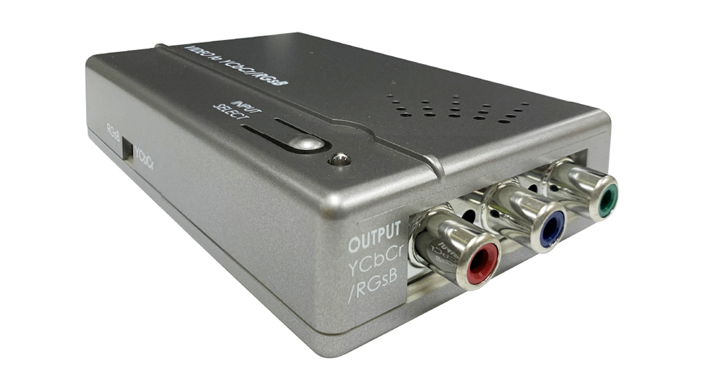 Composite S-Video to Component Video RGB Sync On Green Converter