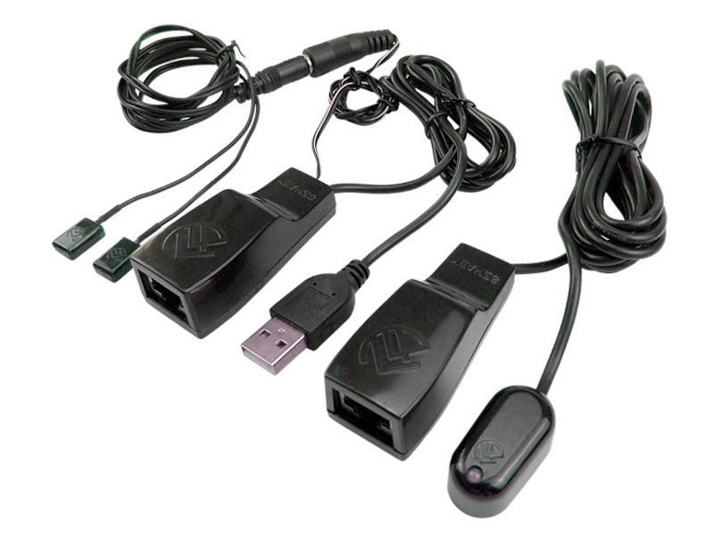 IR Remote Over Cat5 Cat6 Extender Kit With 2 IR Blasters