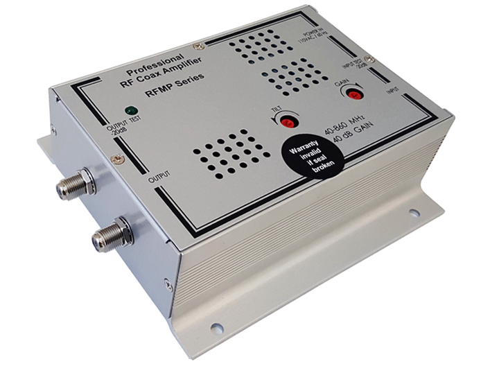Professional RF Cable TV Signal Amplifier With High 40dB Gain