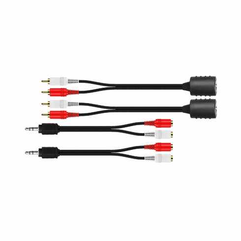 Stereo RCA To 3.5mm Audio Balun Extender Over Cat5/Cat6 Cable