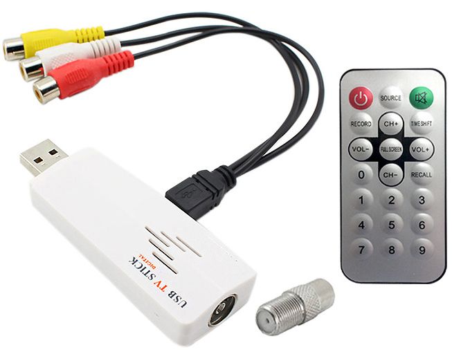 Universal Coax RCA Video Audio To USB Converter Digital Video Recorder