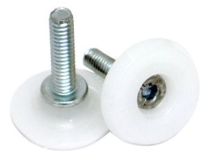 Part No. LA2510P - 1/4-20 Non-Swivel Leveler with Nylon Base | All Glides