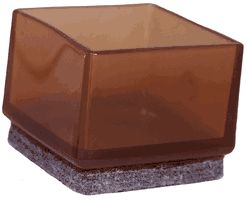 Flexible Square Leg Caps with Felt | All Glides