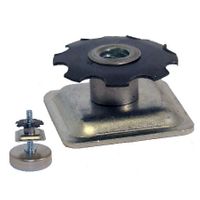 Part No. LA2510P - 1/4-20 Non-Swivel Leveler with Nylon Base | All Glides