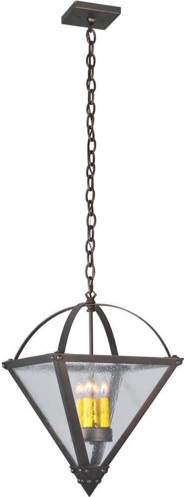 2nd Ave. 107102 Pyramid Traditional Mahogany Bronze Drop Lighting ...