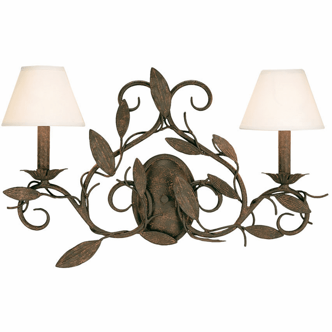 2nd Ave. 115236 Branches Traditional Pompeii Gold Light Sconce - 2ND-115236