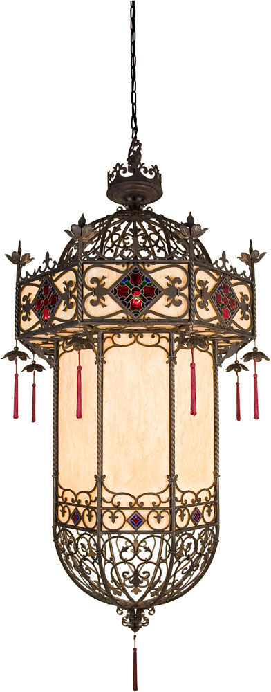 2nd Ave. 117399 Indra Traditional Antique Copper Foyer Lighting - 2ND ...
