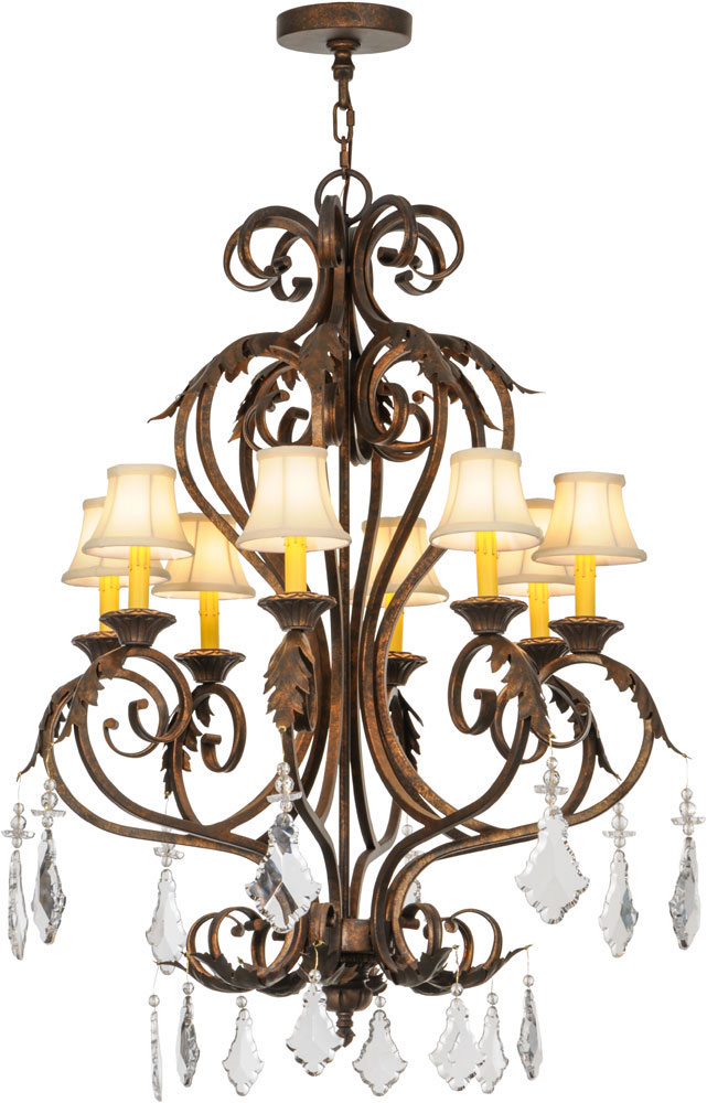 2nd Ave. 149233 Josephine Traditional Gilded Tobacco Chandelier Light ...