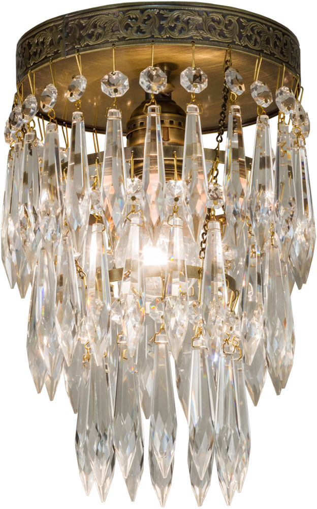 2nd Ave. 151126 Finnimore Traditional Antique Brass Ceiling Light - 2ND ...