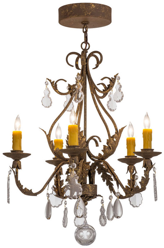 2nd Ave. 159601 French Elegance Traditional Pompeii Gold Chandelier ...