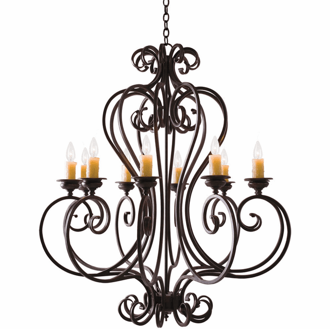 2nd Ave. 160807 Fernando Traditional Timeless Bronze Chandelier ...