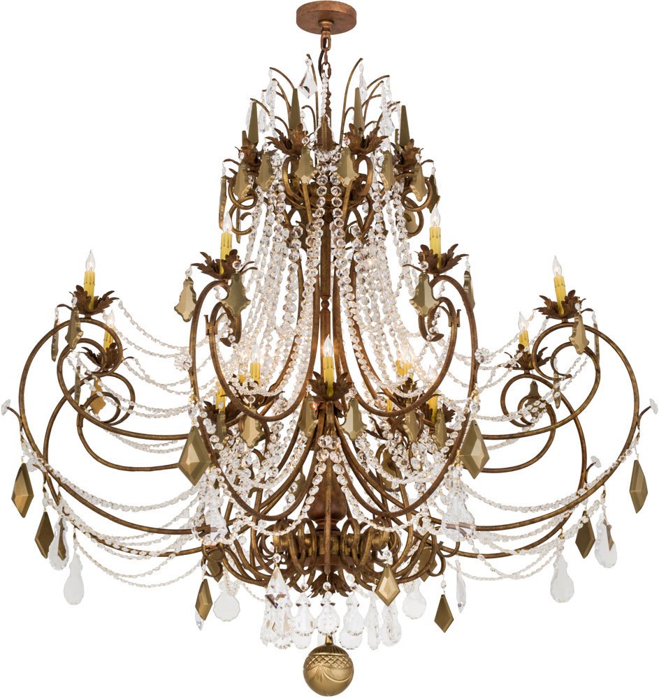 2nd Ave. 169772 Minuet Traditional Autumn Leaf Ceiling Chandelier - 2ND ...