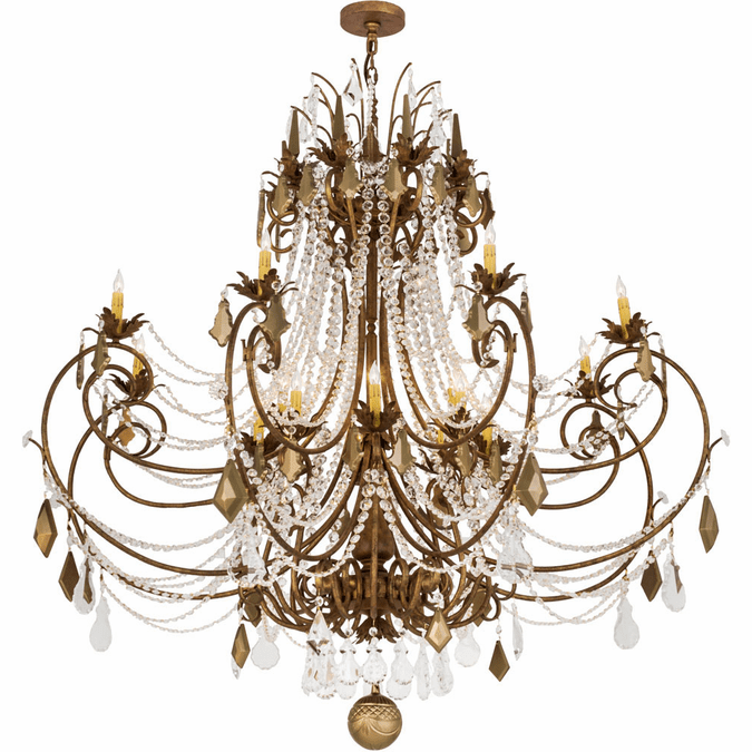 2nd Ave. 169772 Minuet Traditional Autumn Leaf Ceiling Chandelier - 2ND ...