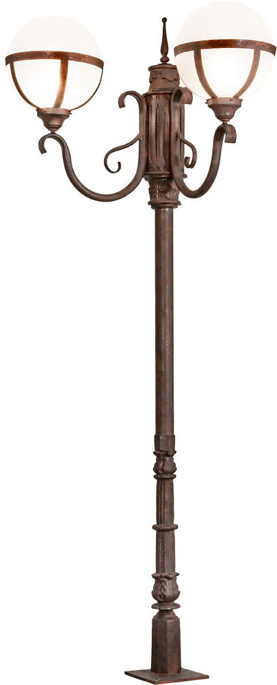 2nd Ave. 200260 Bola Rusty Nail Exterior Post Lighting Fixture - 2ND-200260
