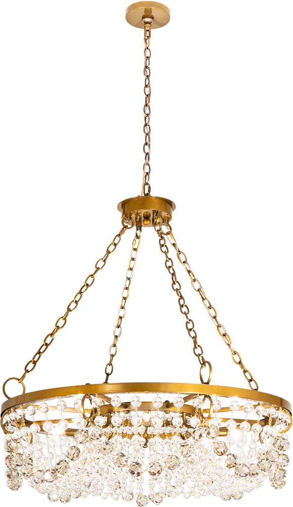 2nd Ave. 202518 Sardinia Modern Transparent Gold Pendant Light Fixture ...