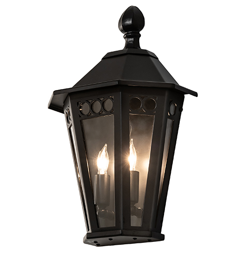 2nd Ave. Lighting 270595 Yorkshire Contemporary Solar Black Outdoor ...