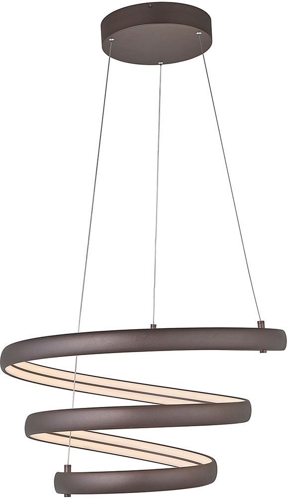 Abra 10005PN-BZ Sling Contemporary Bronze LED Pendant Lighting - ABR ...