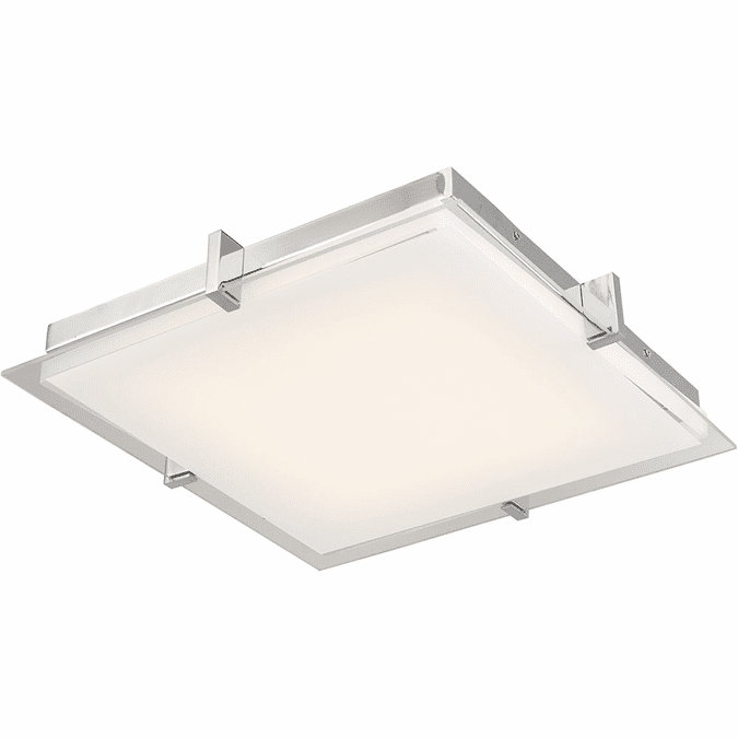 Abra 30012FM-CH Matrix Modern Chrome LED 12" Ceiling Light Fixture ...