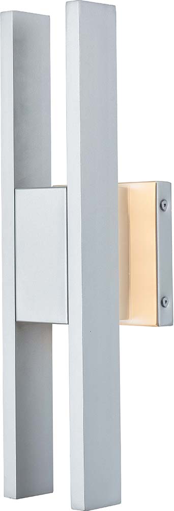 Abra 50007ODW-MW Slate Modern Matte White LED Outdoor Wall Lighting ...