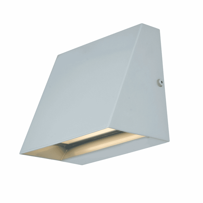 Abra 50070ODW-SL Wedge Modern Silica LED Outdoor Wall Light Fixture ...