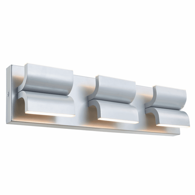 Abra 50075ODW-SL Willow Contemporary Silica LED Outdoor Wall Light ...