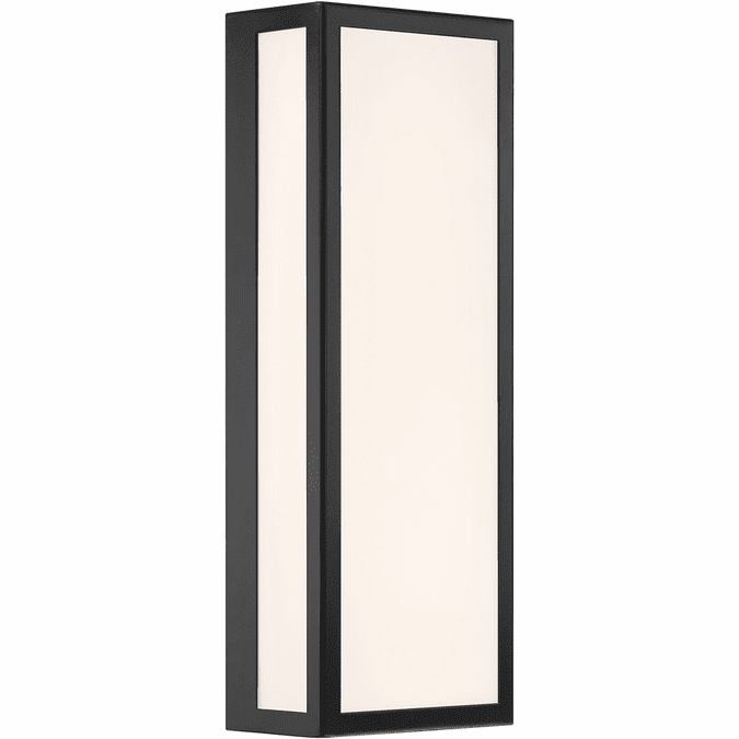 Access 20091LEDMG-BL/ACR GEO Dual Voltage Modern Black LED Exterior ...