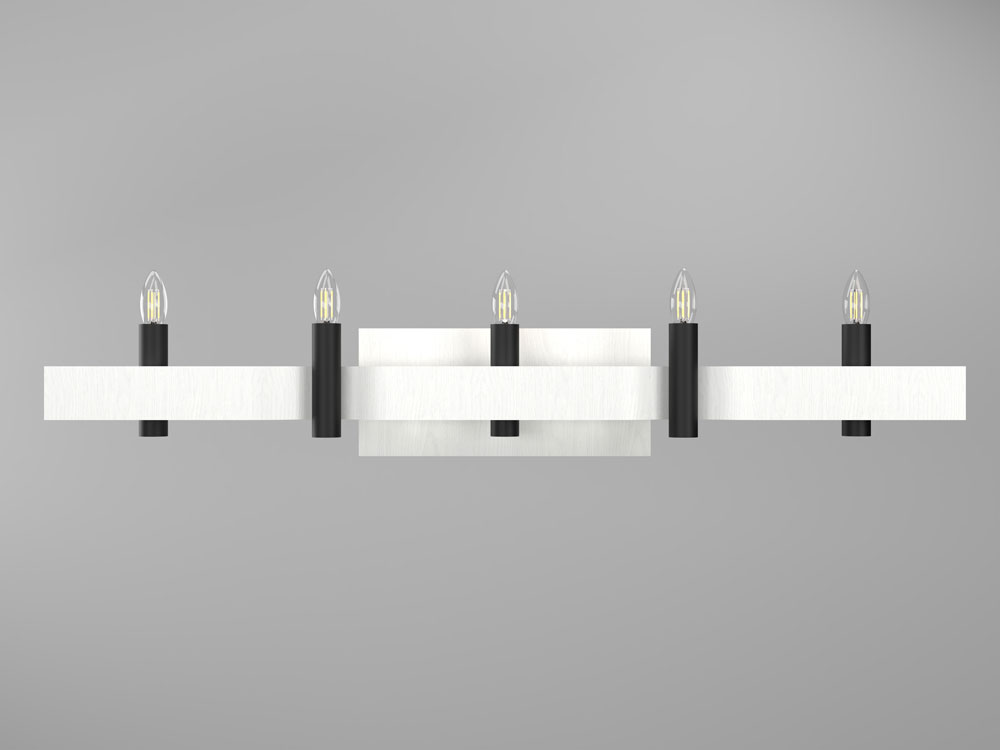 Accord Lighting 4214 Flow Contemporary 5-Light Bath Sconce - ACD-4214