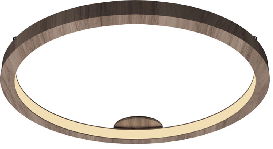 Accord Lighting 5068LED.18 Frame Modern American Walnut LED Ceiling ...