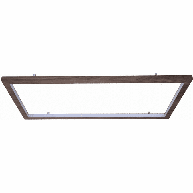 Accord Lighting 5080LED.18 Frame Modern American Walnut LED Ceiling ...