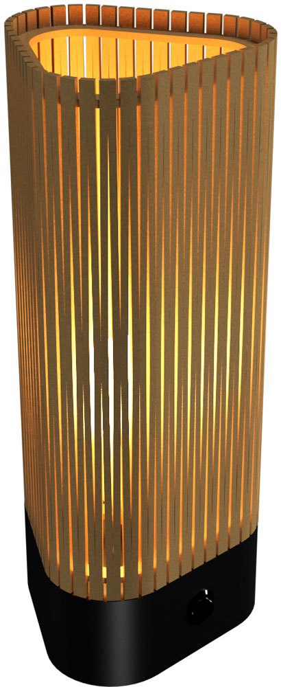 Accord Lighting 7073 Living Hinges Modern LED Rectangle Side Table Lamp ...